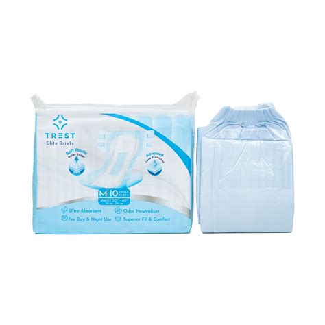 Trest Elite Briefs Incontinence Products Adult Diapers Trest Care