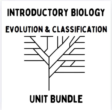 Evolution And Classification Unit Bundle By Wild About Bio Tpt