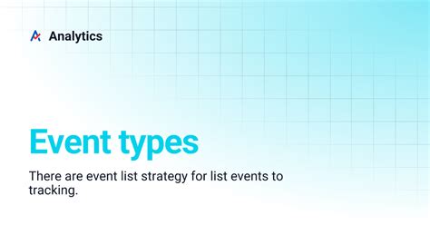 event types analytics