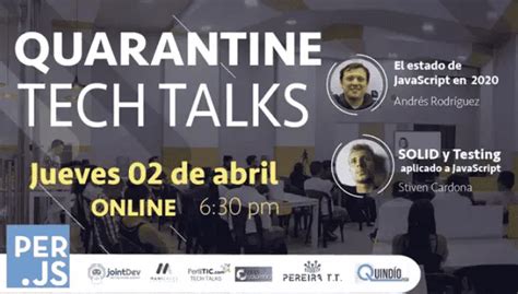 Quarantine Tech Talks — Pereira Tech Talks