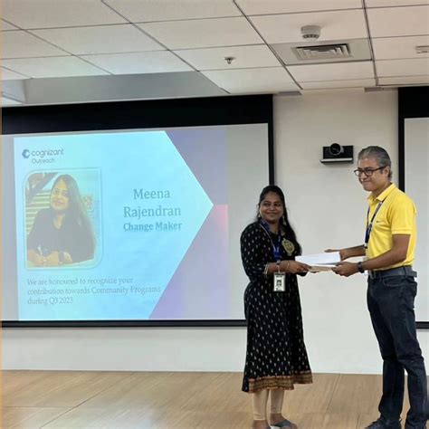 Meena Rajendran On Linkedin Cognizantvolunteer Volunteering
