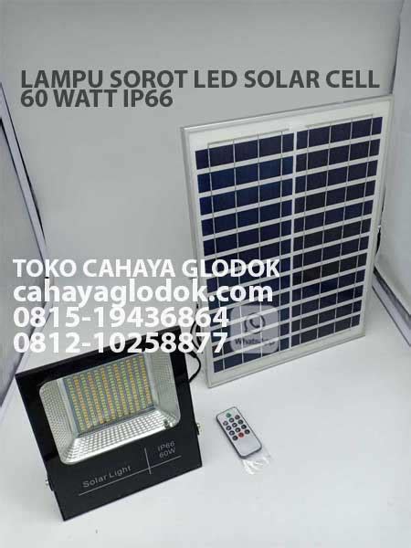 Jual Lampu Sorot Led Plts Watt Komplit Set Cahaya Glodok