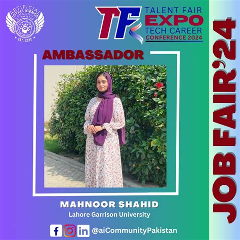 Mahnoor Shahid On Linkedin Aicptalentfair Careerexpo Techjobs
