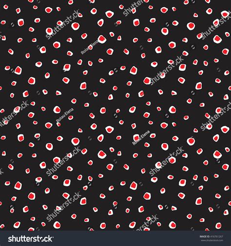 Uneven Specks Spots Blobs Splashes Seamless Vector De Stock Libre De Regalías 416761267