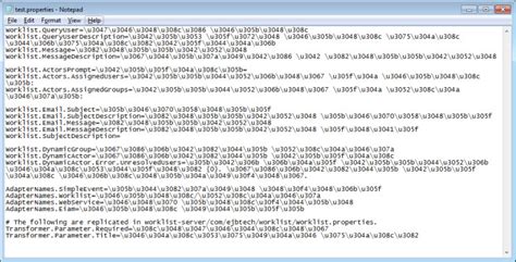 Escaping Extended Characters In Properties Files