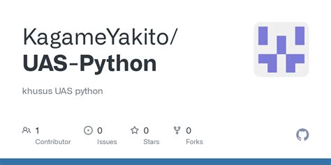 GitHub KagameYakito UAS Python Khusus UAS Python