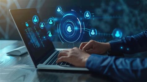 Premium Photo Businessman With Global Structure Customer Network Technology Customer