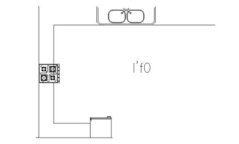 2d Blocks Of Kitchen Furniture In Autocad Drawing Dwg File Cad File Cadbull