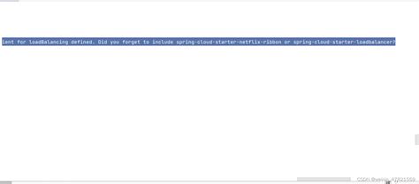 no feign client for loadbalancing defined did you forget to include