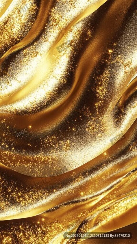 Ai创作图流光渐变金色炫酷飘带 汇聚凝聚缠绕金色质感 简约飘逸金色背景 金色背景高档布料 奢华流金背景 高端大气尊贵荣耀金色 渐变色金色喜庆背景 金色缎布绸布花纹 金色纹理合成增效素材 质感
