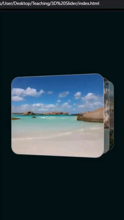 Create 3d Slider With Html Css And Javascript Doolot Tech Youtube