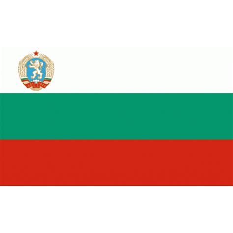 Знаме на България с герб на Народна република България