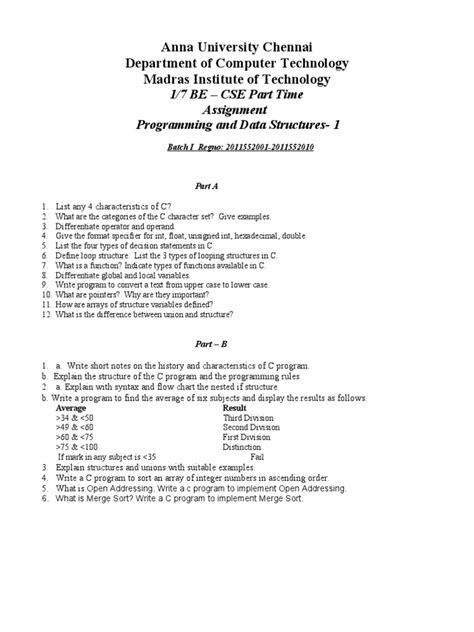 Assignment 1 Pdf C Programming Language Pointer Computer