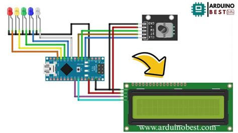 how to control leds with an arduino rotary encoder