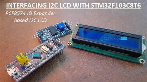 Interfacing I2c Lcd With Stm32f103c8t6 Stm32 I2c Lcd Tutorial Stm32