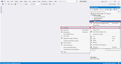 Setting Up An Mvc Core 31 Application With An Empty Template