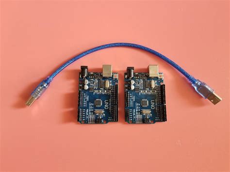 【新品 未使用】電子工作 arduino uno r3 互換ボード2個＋30cm usbケーブル メルカリ