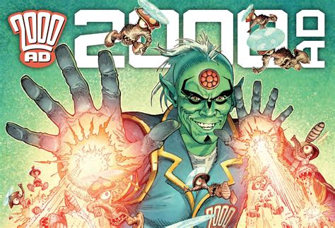 The Weekly 2000 Ad Prog 2377 Tharg Beats The Thrill Suckers Dredds