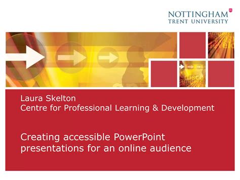 Creating Accessible Powerpoints Presentation PPT