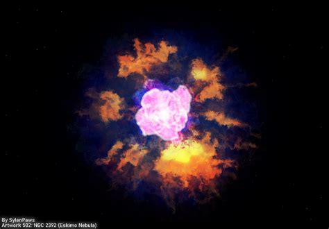 Artwork 502 Ngc 2392 Eskimo Nebula By Sylenlean On Newgrounds