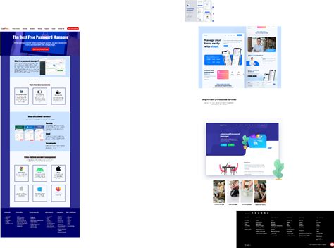 Password Manager Website Figma