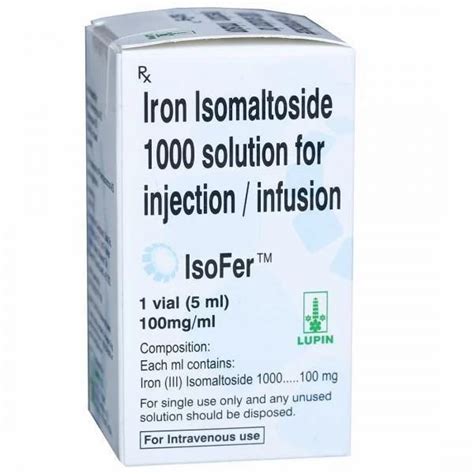 Isofer Inj At Rs 1900piece Chamrajpet Bengaluru Id 25239534862