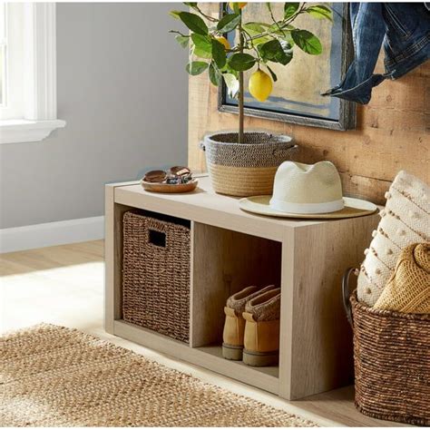 Better Homes And Gardens 2 Cube Storage Organizer Natural Walmart Business Supplies Cube