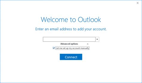Outlook S New Account Setup Wizard