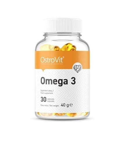 Жирные кислоты OstroVit Omega 3, 30 капсул : инструкция + цена в ...