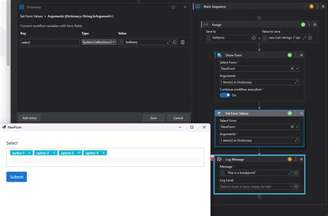 Issue With Dynamic Multiselect Dropdown Items Being Selected After Being Added Forms Uipath