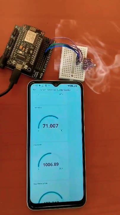 Smart Indoor Air Quality Monitoring With Esp8266 And Arduino Iot Cloud Shorts Iot Iotprojects