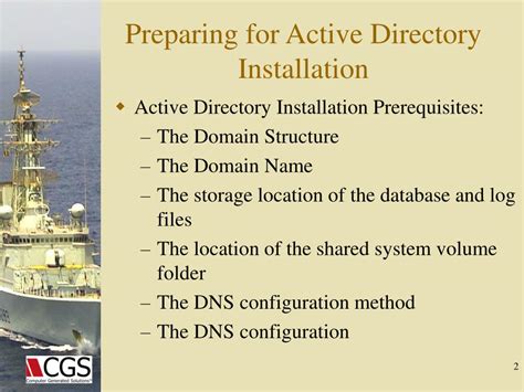 Ppt Installing And Configuring Active Directory Powerpoint