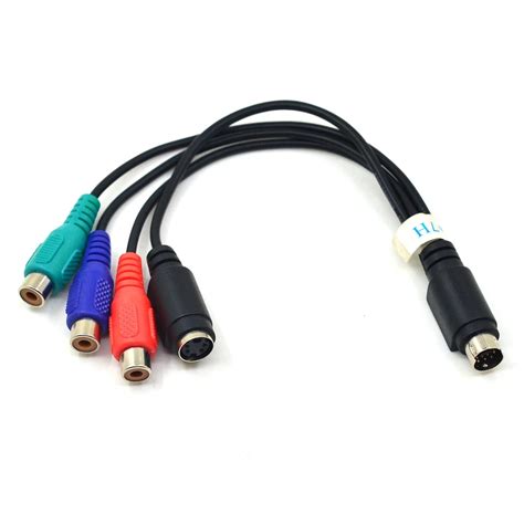 M Pin S Video To Female Rgb Rca And Pin S Video Female Component Adaoter Cable Cm For
