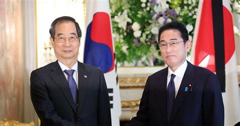 한 총리 한·일 관계 개선 공통의 이익에 부합 기시다 조의 감사