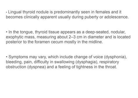 Lingual Thyroid Nodule Pptx