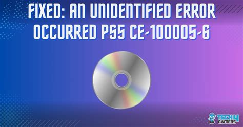 Our Tested Fixes An Unidentified Error Occurred PS CE
