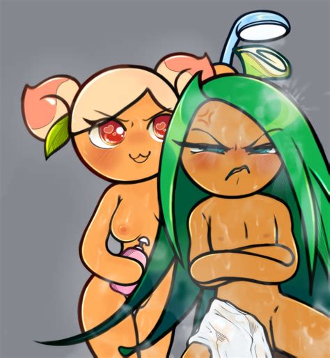 Rule 34 3 Cookie Run Cookie Run Ovenbreak Leek Cookie Peach Cookie