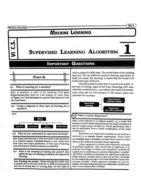 Machine Learning Notes Pdf