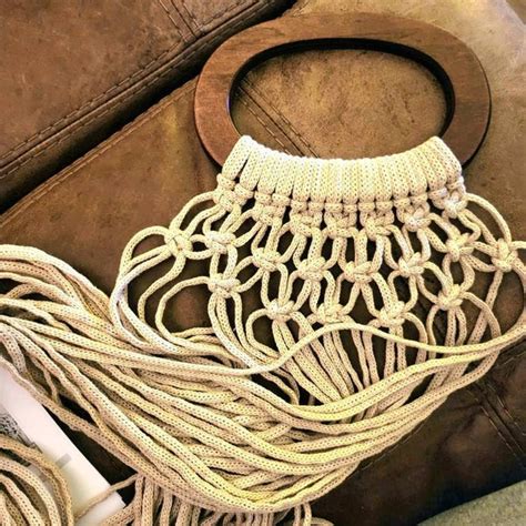 Agatha Bag Macramé Knitting Pattern English Etsy