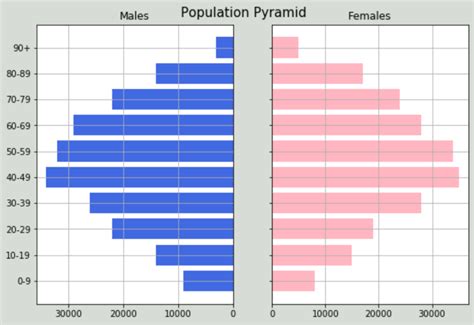 How Can I Create A Population Pyramid In Python