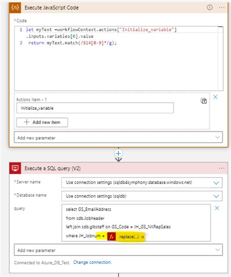 Logic App Experession Error On Sql Connector Expression Microsoft Qanda