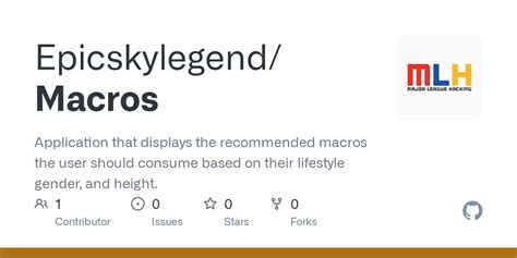 github epicskylegend macros application that displays the