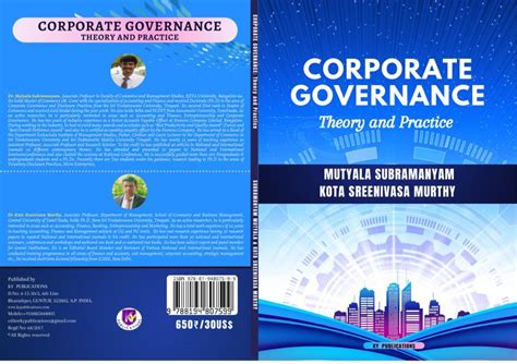 I Am Pleased To Share 1st Edition Of My Book” Corporate Governance