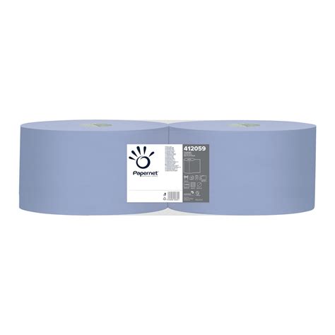 Industrial Wiper Rolls 3 Ply 1000 Sheets 2 Packs Papernet