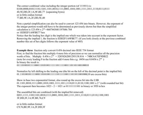 Solved The Floating Point Processor Requires Information Be