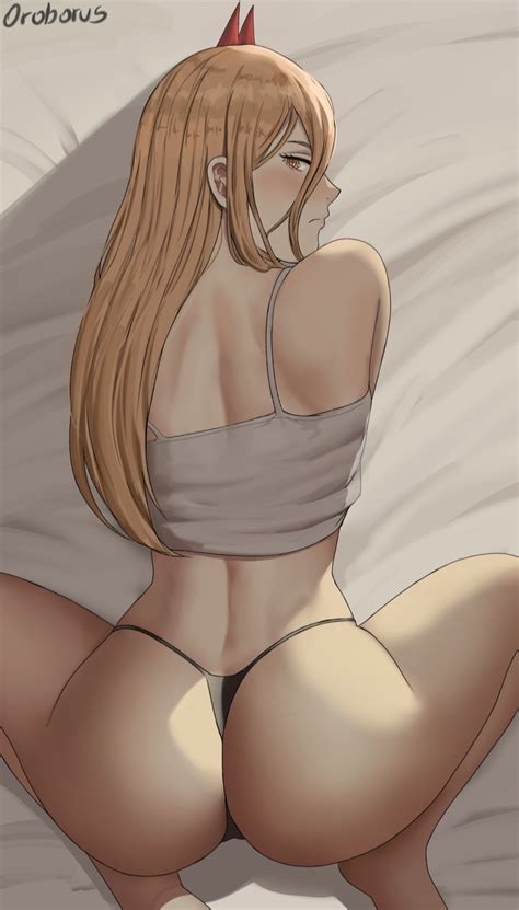 Rule 34 1girls Ass Blonde Hair Bubble Butt Chainsaw Man Dat Ass Demon