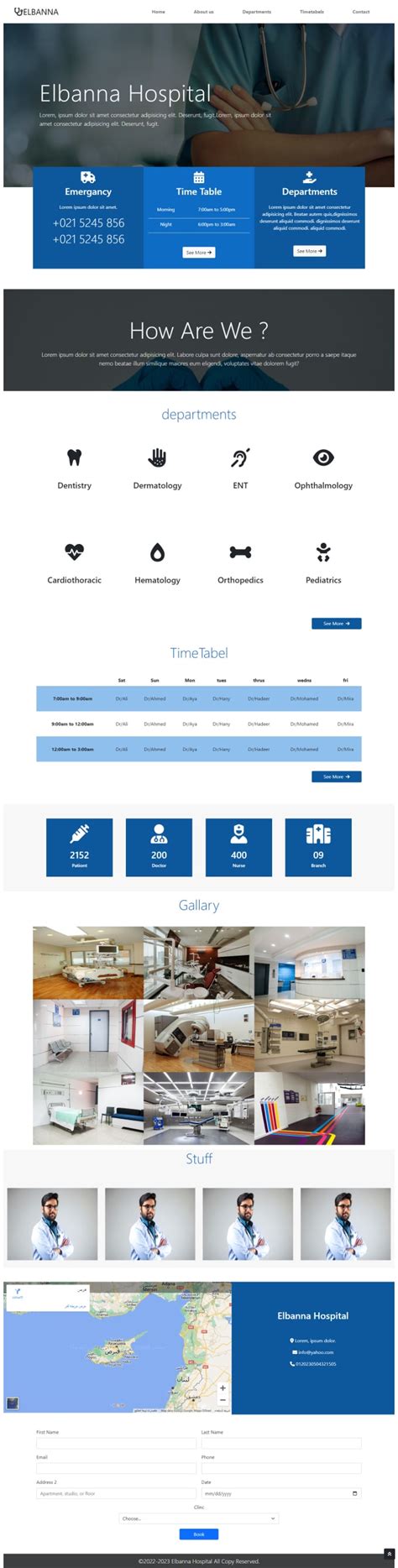 develop html css and bootstrap website by ahmed elbanna1 fiverr