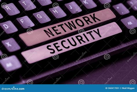 Conceptual Display Network Security Concept Meaning Practice Of