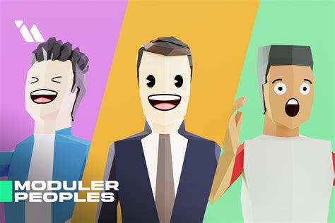 Low Poly Modular Characters Characters Unity Asset Store