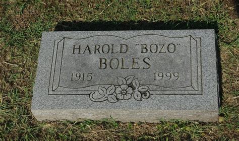harold william “bozo” boles 1915 1999 find a grave memorial